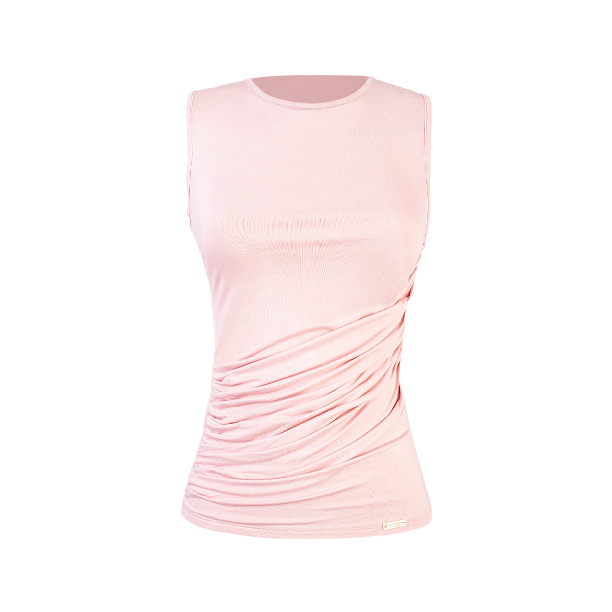 Polo Frunces Manga Cero Rosa